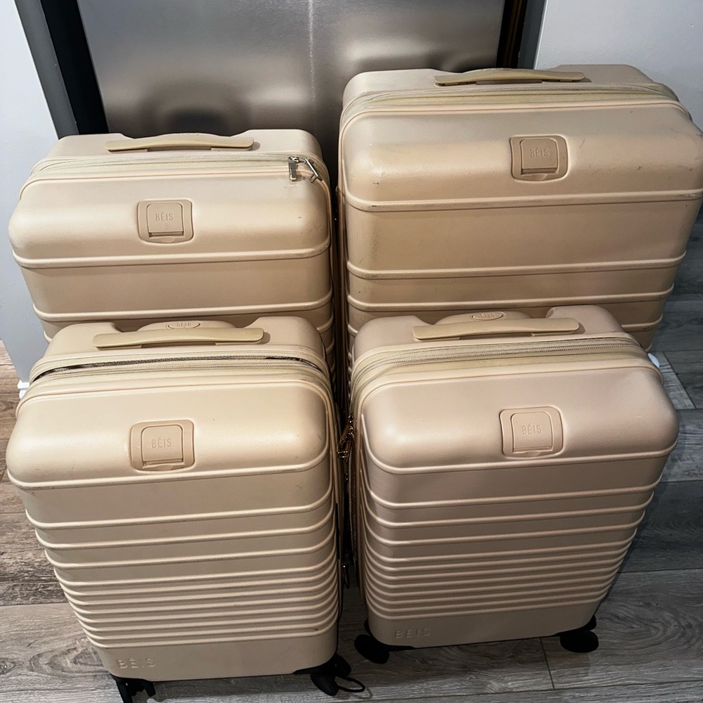 Beis Luggage Set - Gem